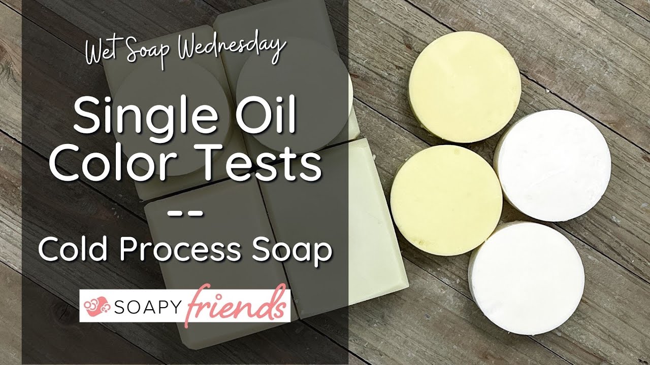 Natural soap color tests - base oils and formulation tips for creating ...