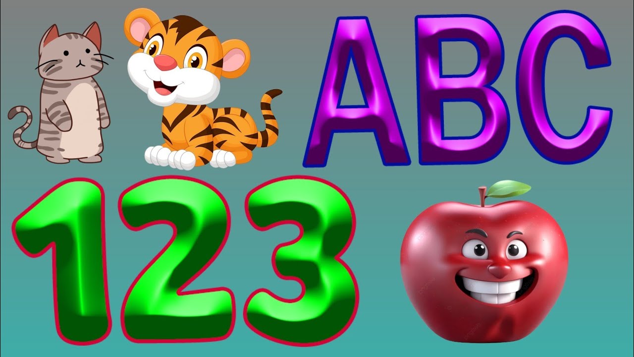 Learn ABC And 123 Videos For Toddlers | kids Basic Learning Videos For ...