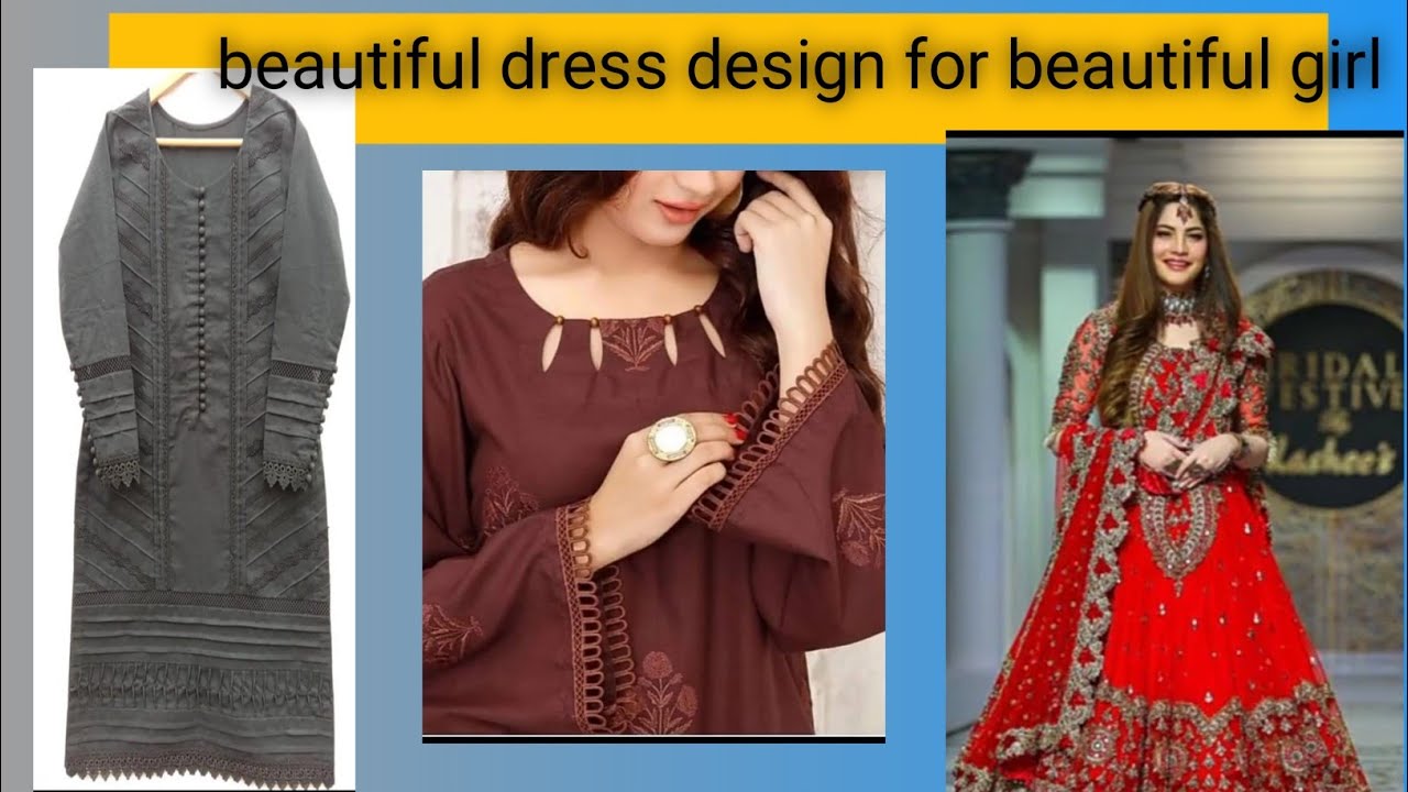 beautiful dress design for girls// dress design idea for girls - YouTube