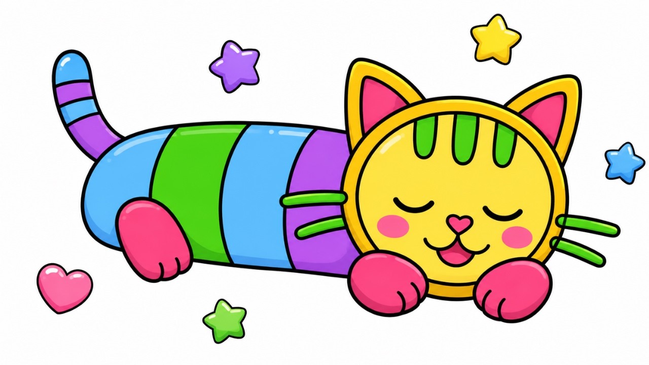 How to draw Pillow Cat | Gabby's dollhouse - YouTube