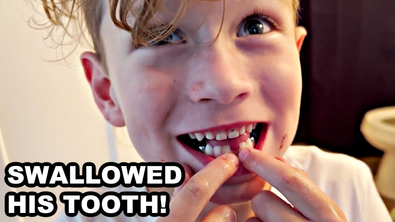 He SWALLOWED his TOOTH | Mower Moments Family Vlog - YouTube