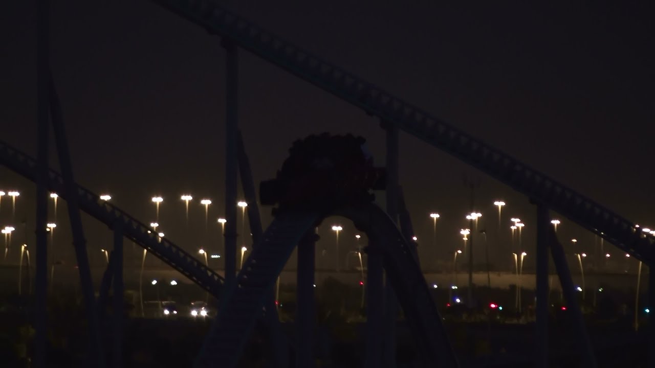 Formula Rossa Off Ride at Night at Ferrari World Abu Dhabi (full HD ...