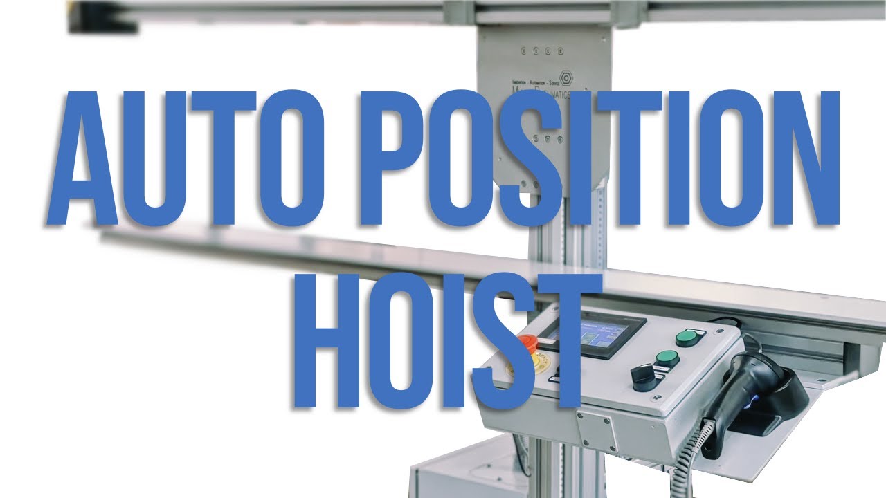 Auto-Positioning Inspection Hoist (New Product) - YouTube