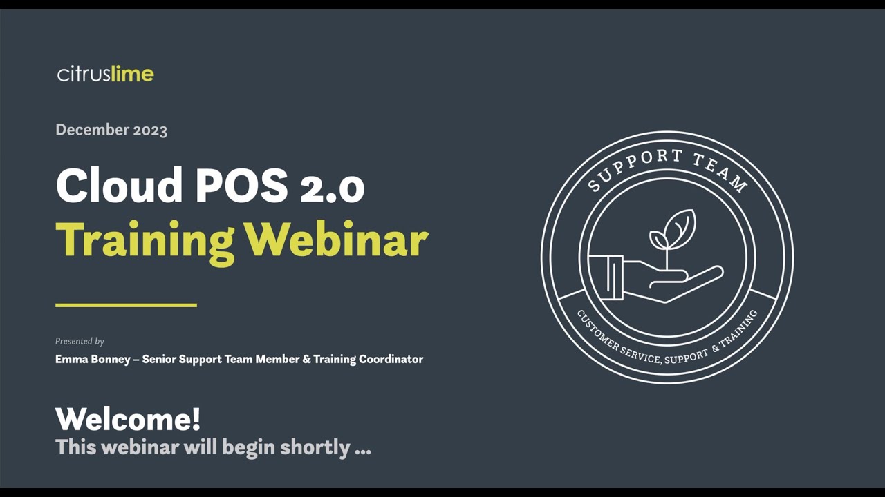 Cloud POS 2.0 Training Webinar - YouTube