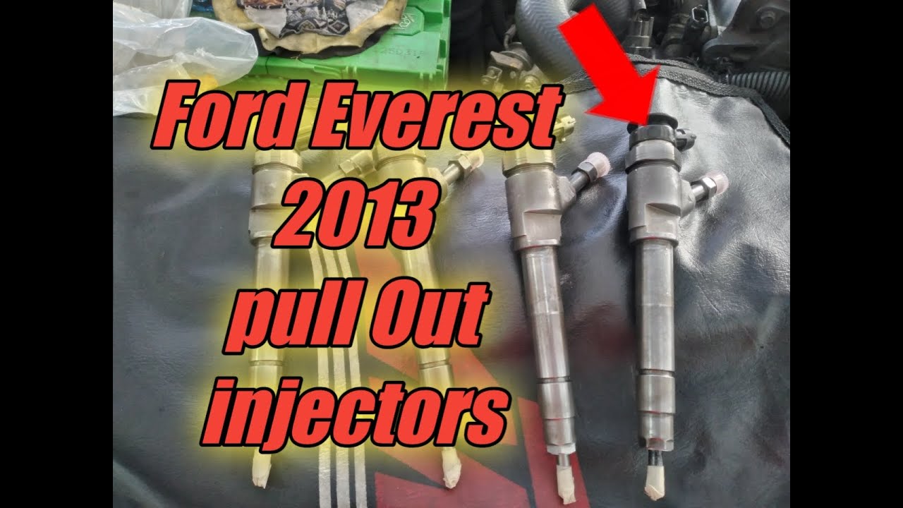 Paano tanggalin ang Mga injectors ng Ford Everest - YouTube