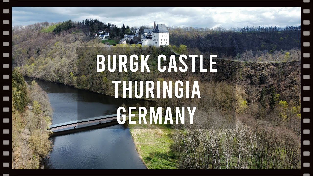 Beautiful Germany 🇩🇪: Burgk Castle, Thuringia (Cinematic Drone Video ...