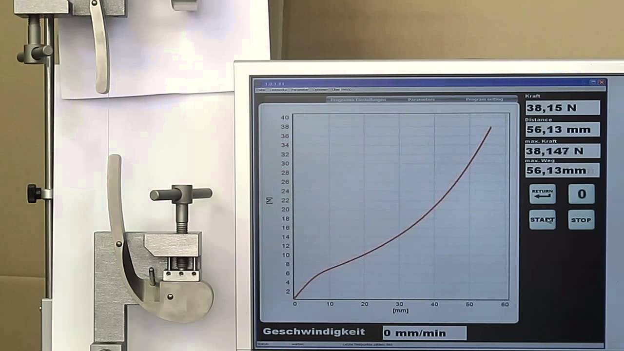 ASTM F2516 - Nitinol Tension Testing - YouTube