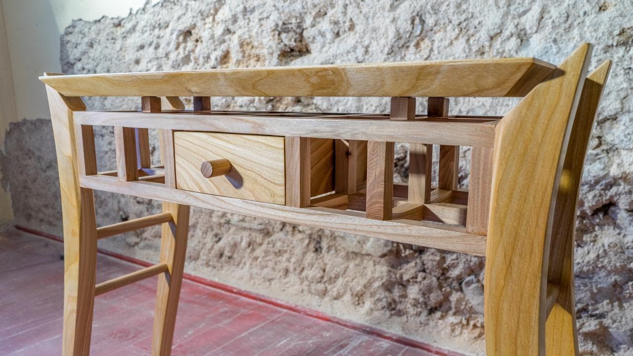 How to build original hall table - DIY - Festool Domino joinery - YouTube