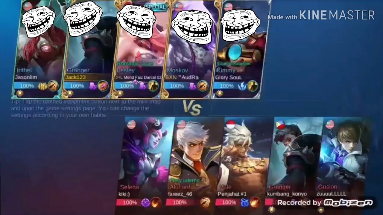 BEST TROLL IN MLBB | ALL MARKSMAN | Mobile Legends - YouTube