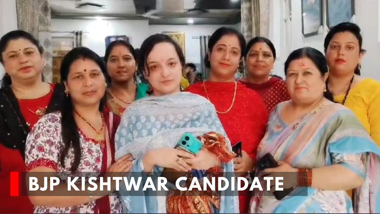 Kishtwar : BJP Candidate Shagun Parihar Says Security Top Priority ...