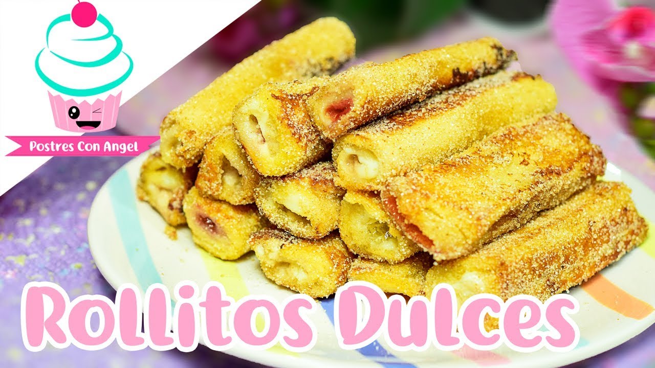 Rollitos Dulces Rellenos - YouTube