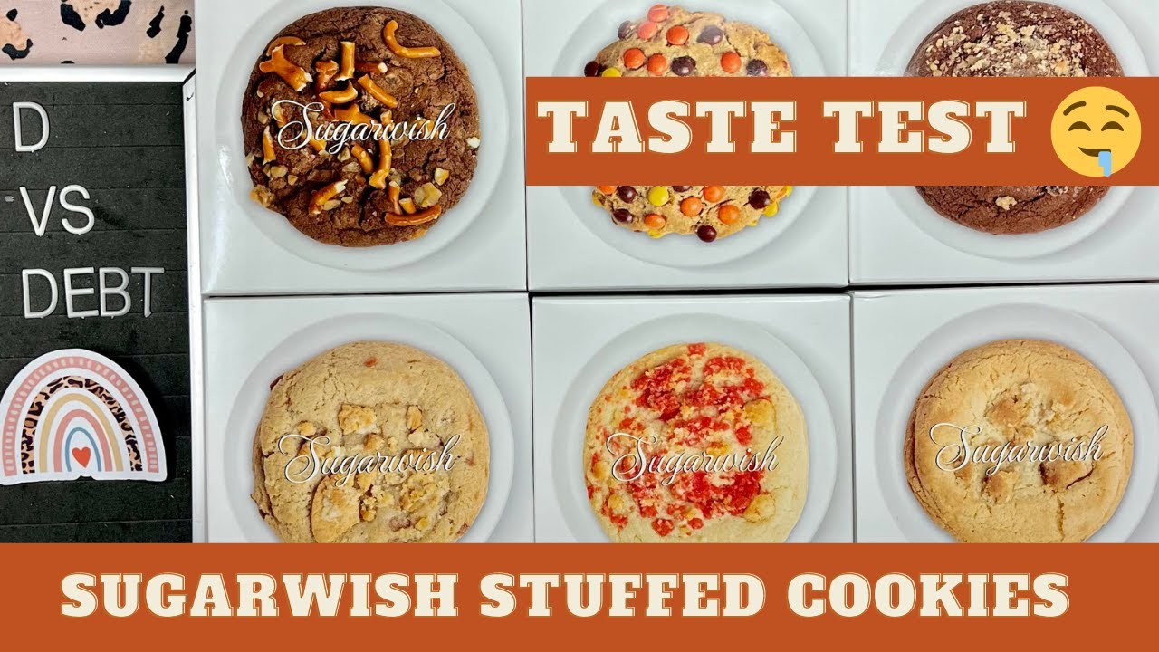 Sugarwish stuffed cookies taste test - YouTube