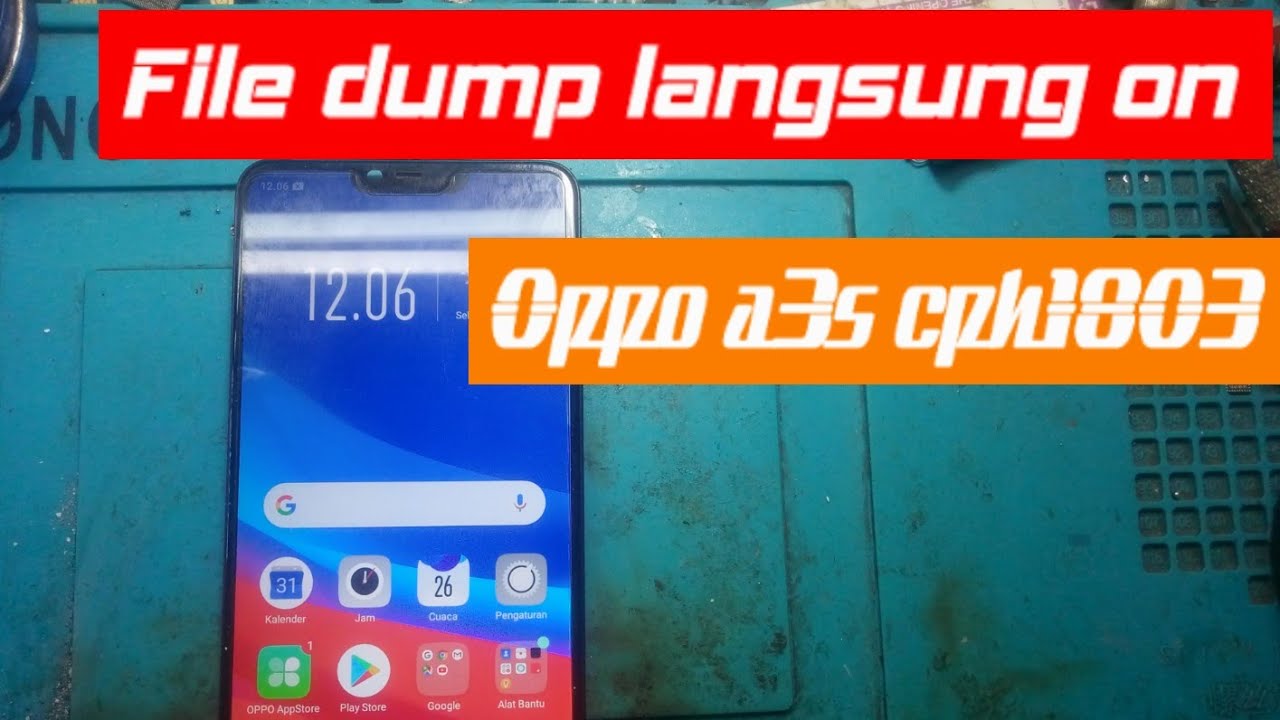 File dump langsung on Oppo a3s CPH1803 - YouTube