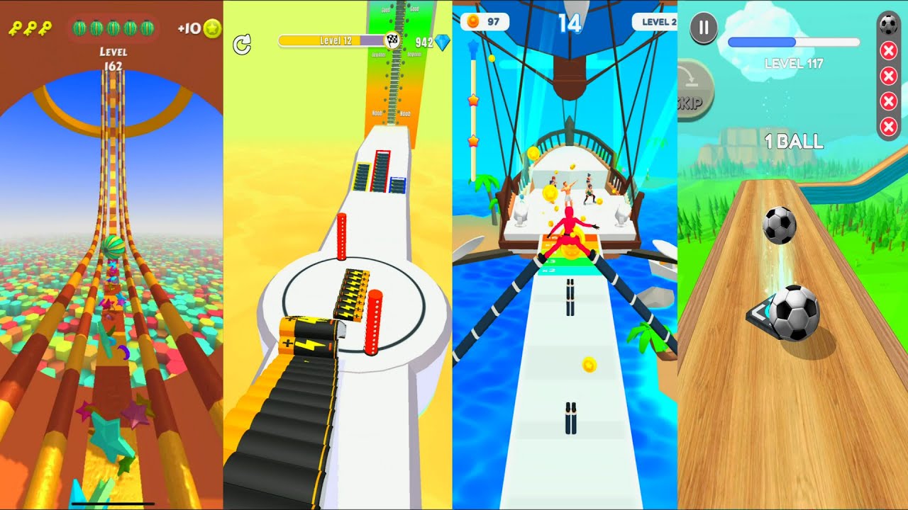 Action Balls vs Battery Run vs Dancing Race vs Going Balls #34/Mobile ...