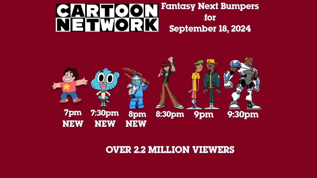 Cartoon Network Fantasy Next Bumpers for September 18, 2024 - YouTube