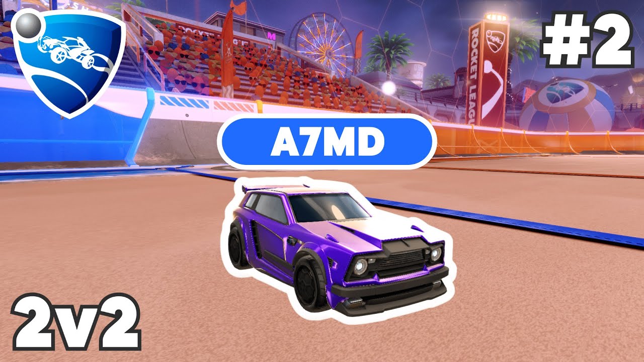A7md Ranked 2v2 PRO Replay #2 - Rocket League Replays - YouTube
