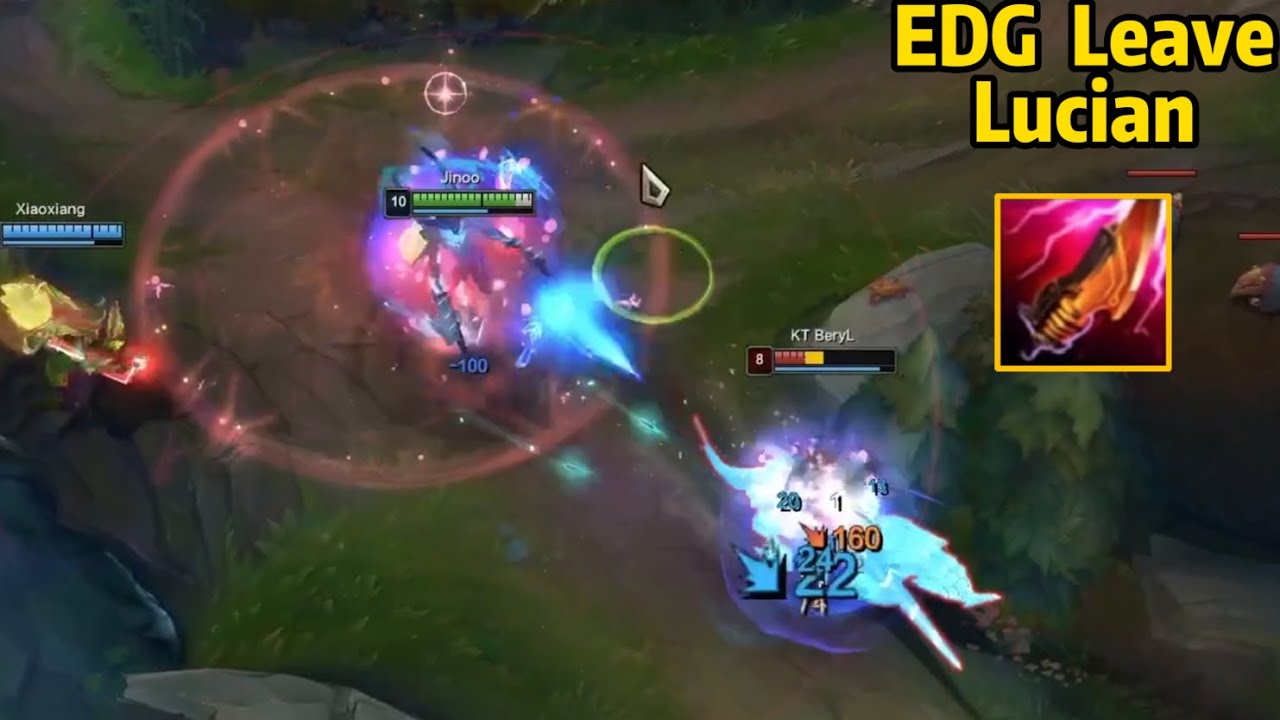 EDG Leave: Lucian is so BROKEN in Season 14! *Champions Quene* - YouTube