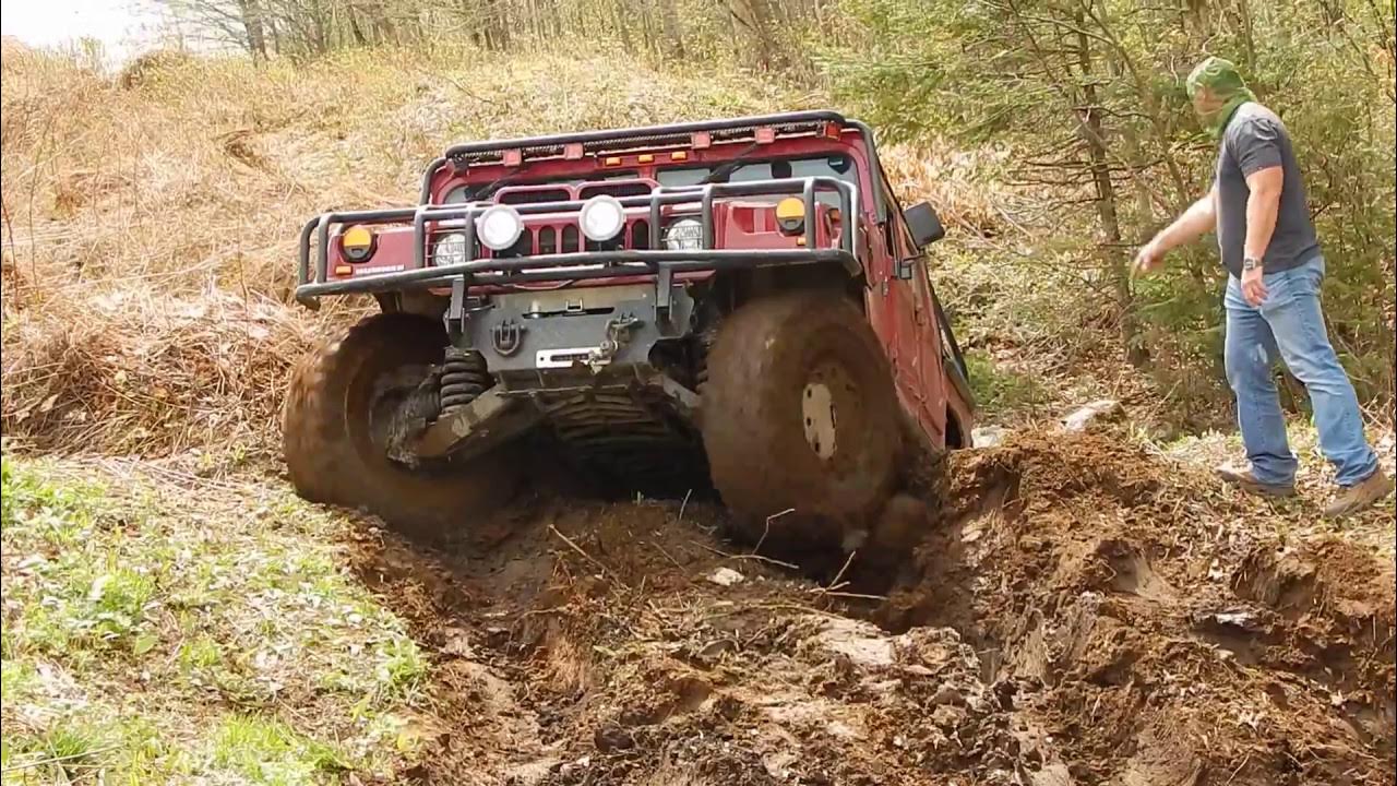 HUMMER H1 Extreme Off-Roading on Mud Hills - YouTube