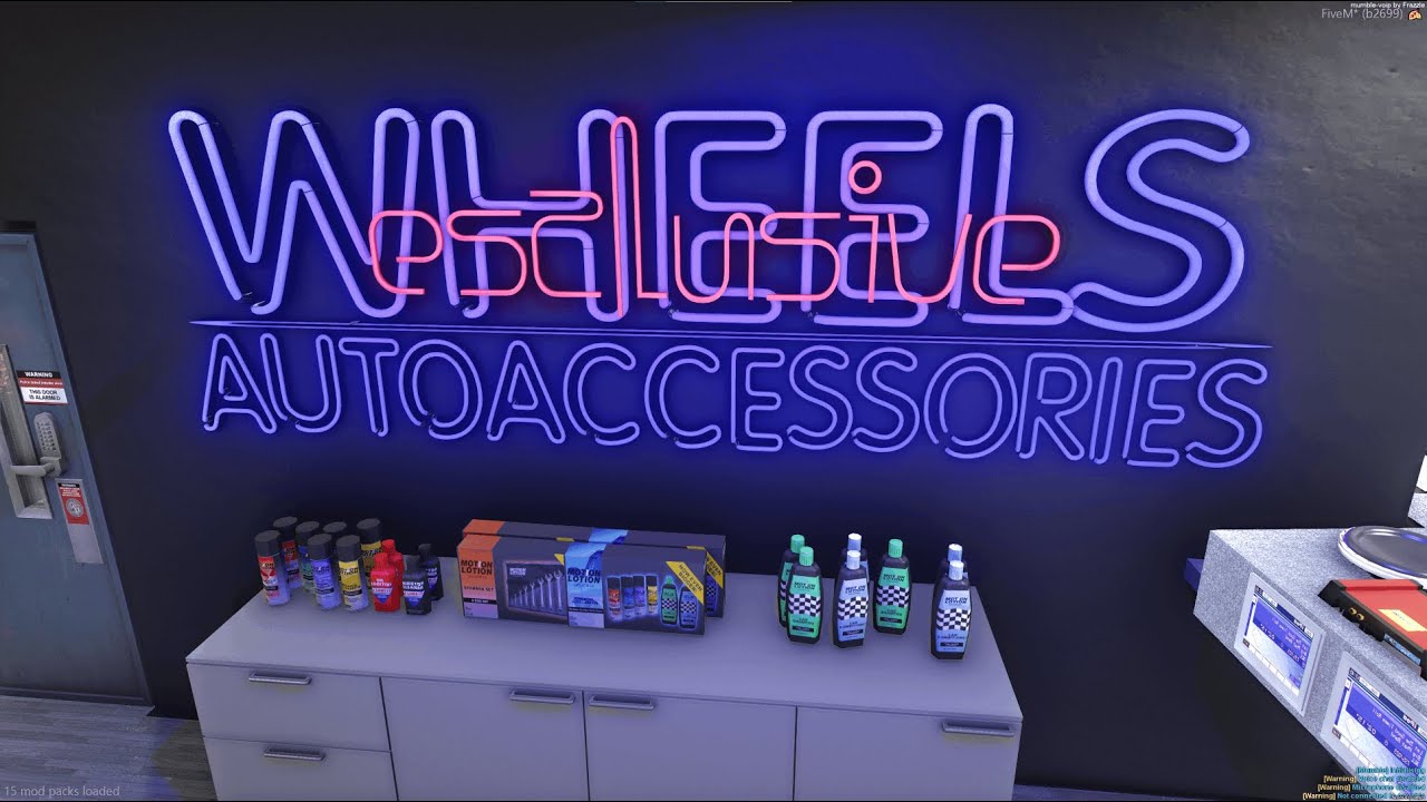 Rim & Tire Shop | GTA 5 MLO | Fivem - YouTube