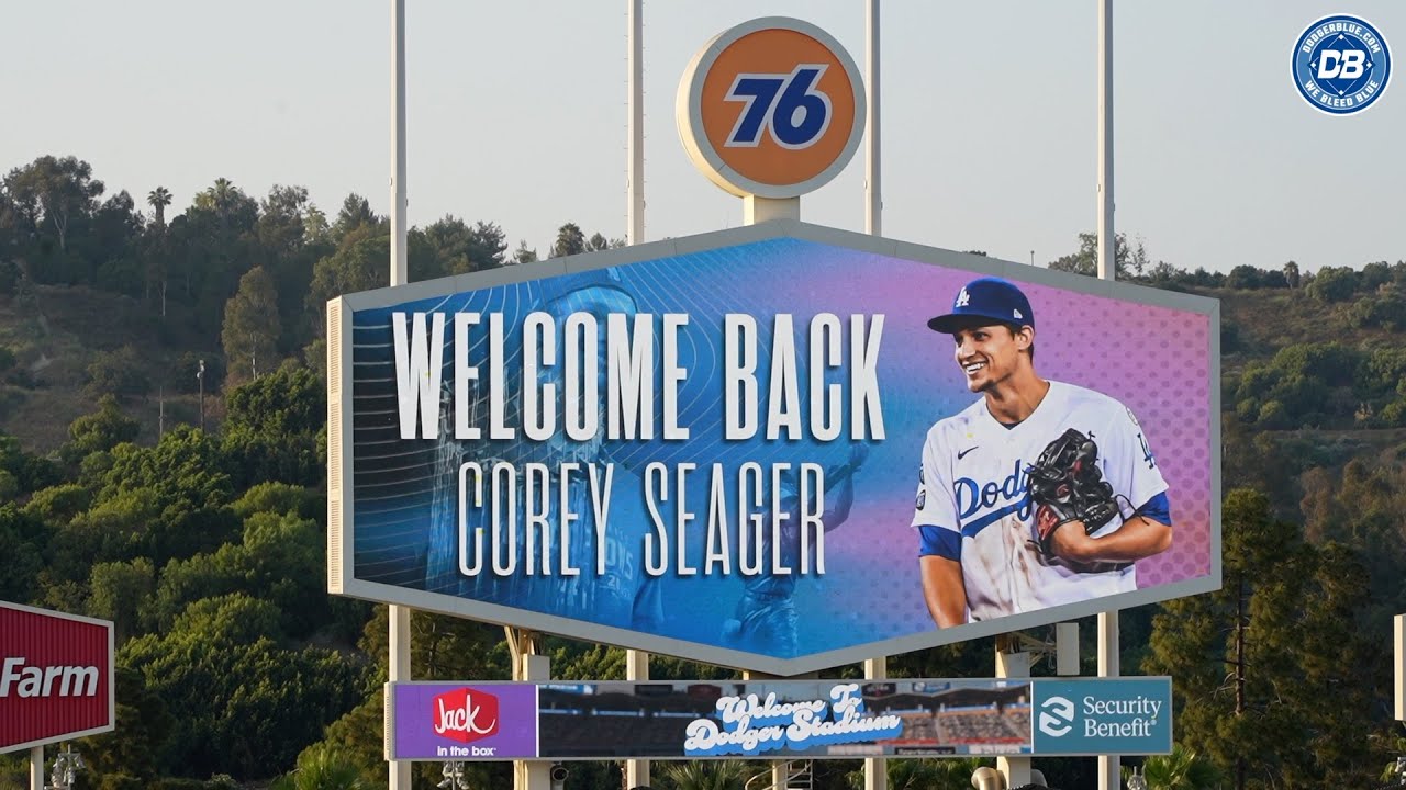 Dodgers welcome Rangers' Corey Seager back to Dodger Stadium with video ...
