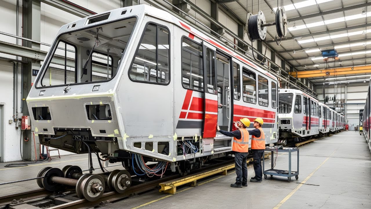 Inside the Funicular Train Factory: From Raw Steel to Finished Cable ...