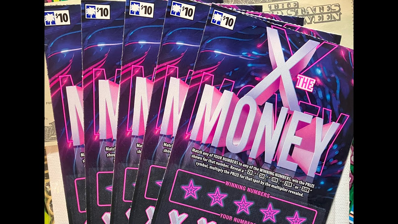 SC X The Money Scratch Off Lottery Tickets 21-25. - YouTube