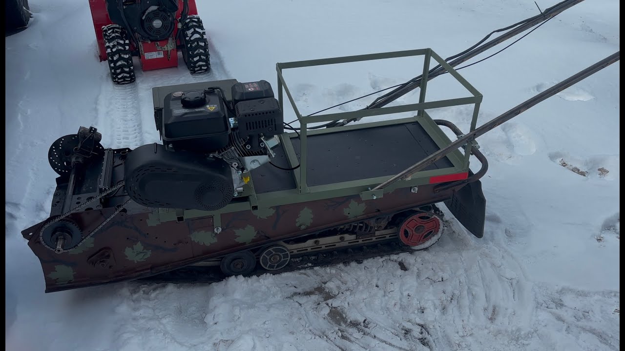 DIY Track Sled - YouTube