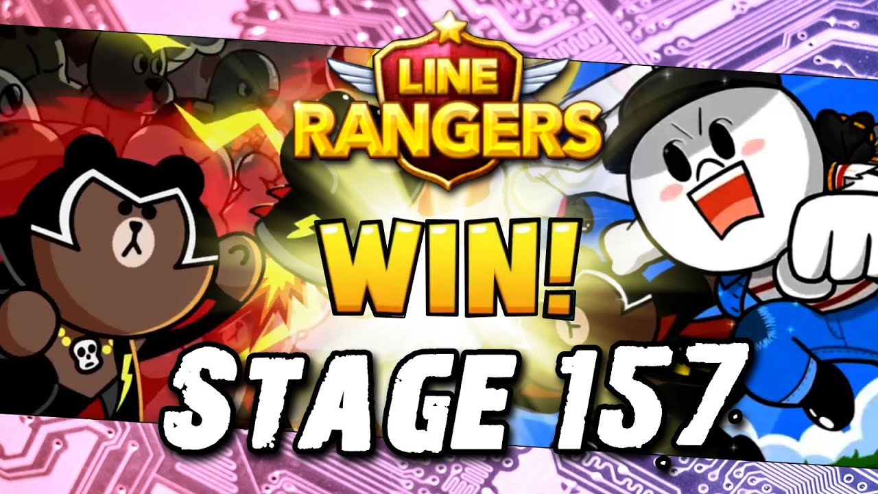 [LINE Rangers] STAGE 157 CLEAR! เมื่อยมือไปหมดแบ๊ววว!! - YouTube