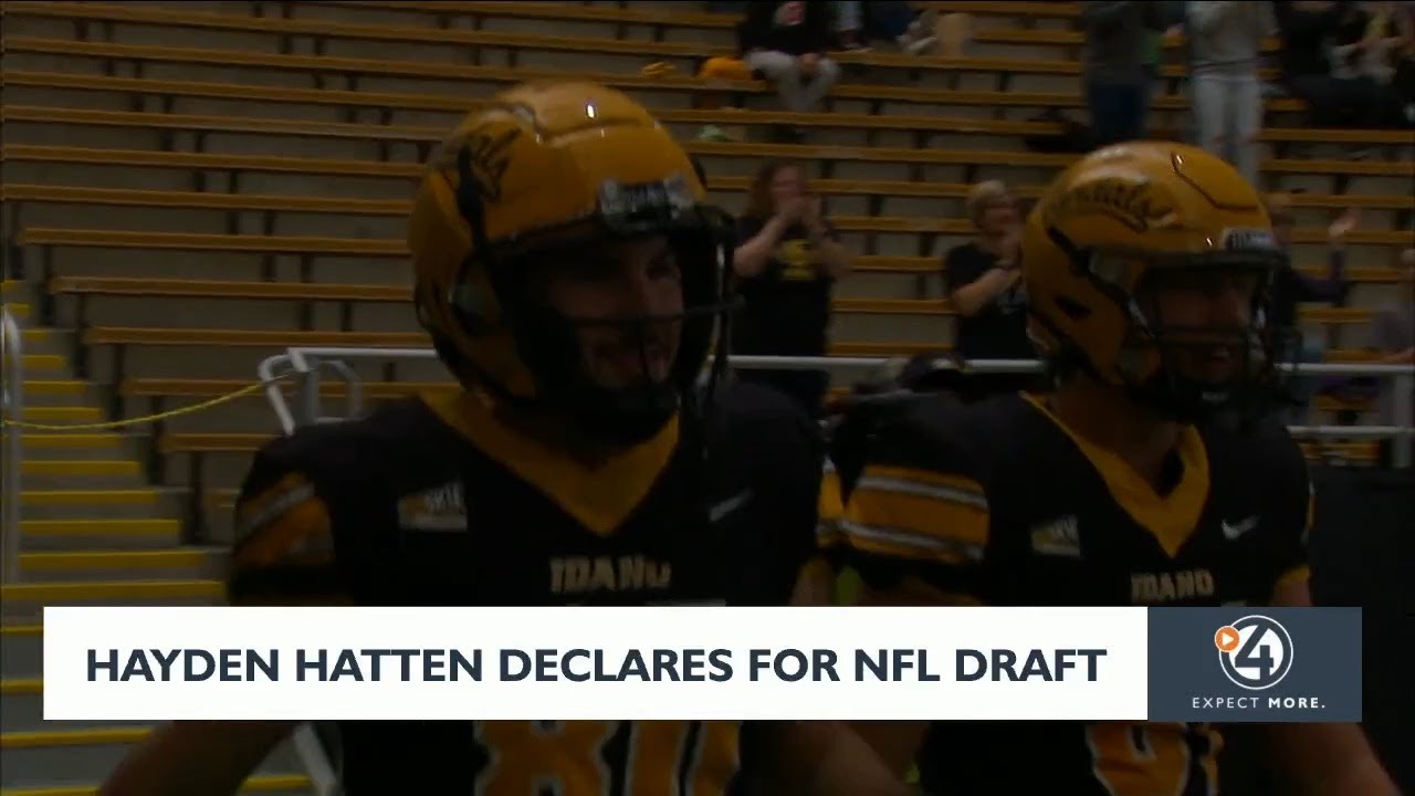 Vandals wide receiver Hayden Hatten declares for NFL Draft - YouTube