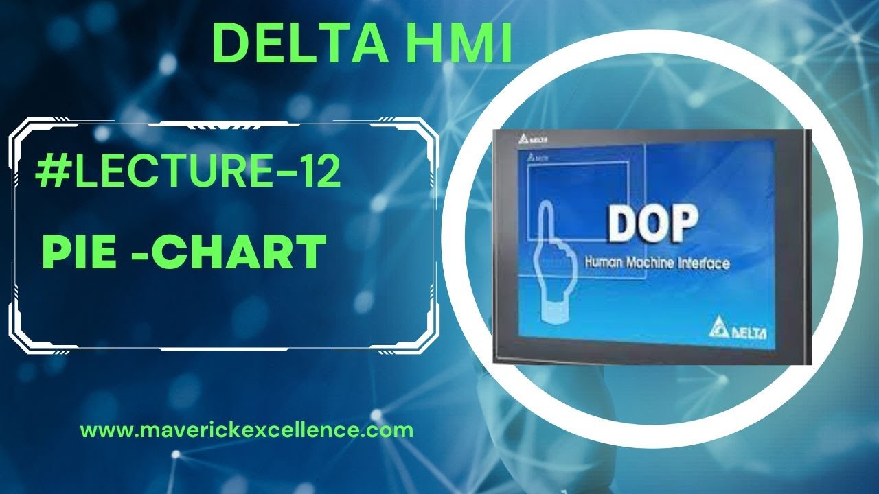 HOW TO DRAW PIE CHART IN DELTA HMI | - YouTube
