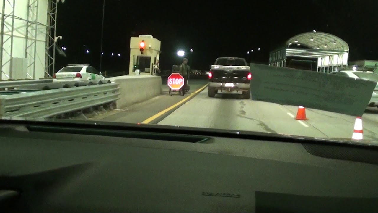 Passing Through Border Patrol Highway Checkpoint After Border Watch ...