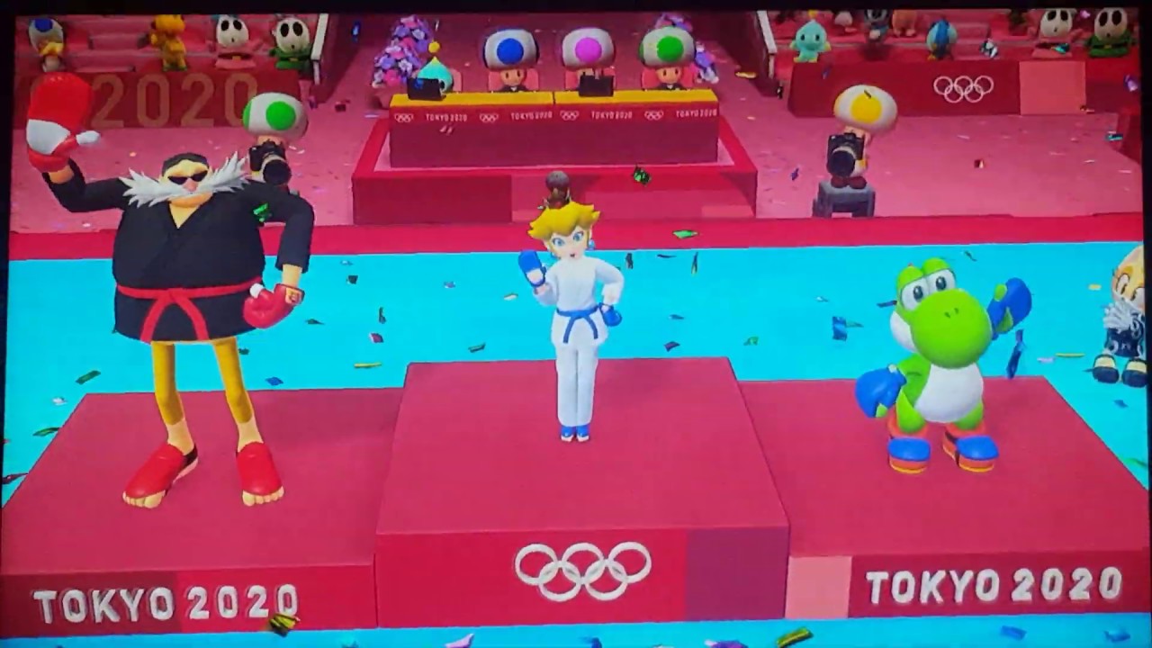 Mario & Sonic Tokyo 2020 Karate #9 (Peach) - YouTube