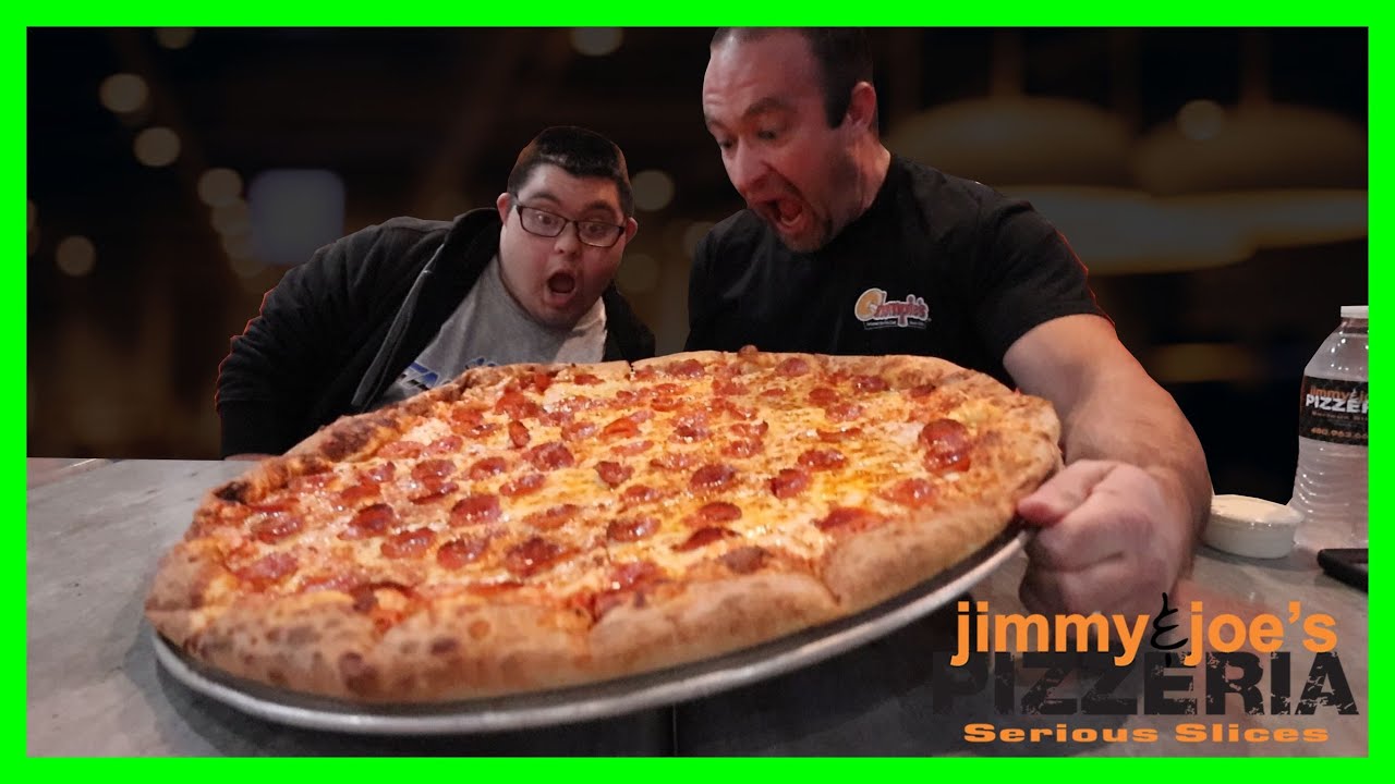 24 INCH PIZZA CHALLENGE | THE BIG JIMMY - YouTube