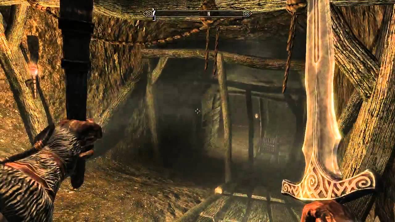Elder Scrolls V: Skyrim Ep:2 Embershard Mine - YouTube