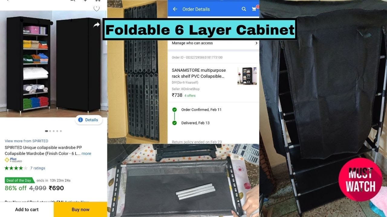 Flipkart's Foldable Wardrobe: The Affordable Storage Solution You Need ...