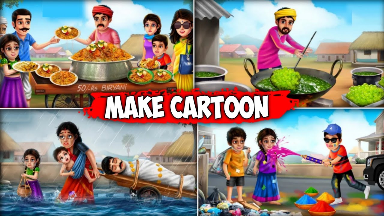 Create Cartoon Animation Videos By Mobile [YOUTUBE] how to make cartoon ...