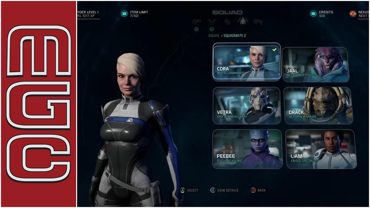 Mass Effect: Andromeda - Overkill Breakdown: Full Squad Mate List ...
