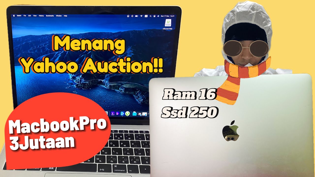 Menang Lelang Yahoo Auction Macbook Pro 2017 Cuma 3juta 900 Uedyaaan Caak‼️ - YouTube