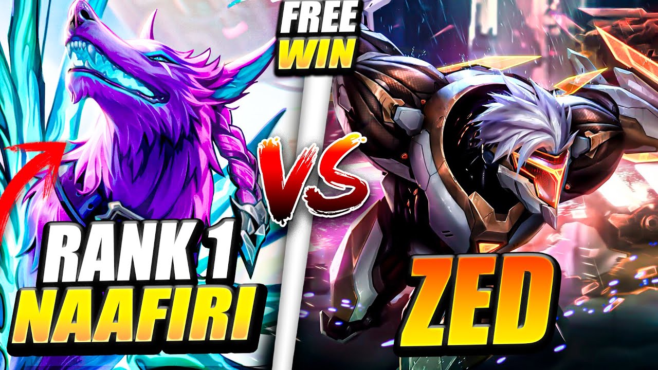 ¿ZED es EL MAYOR COUNTER de NAAFIRI? - YouTube