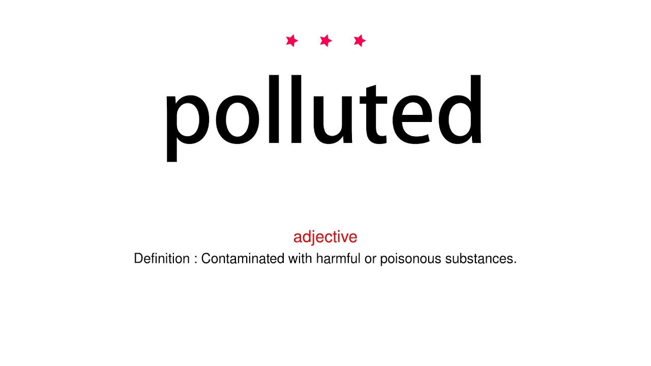 How to pronounce polluted - Vocab Today - YouTube