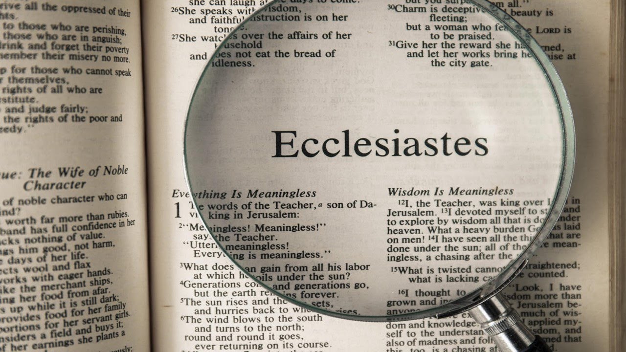 Ecclesiastes 1 12 Complete Book King James Version The Audio