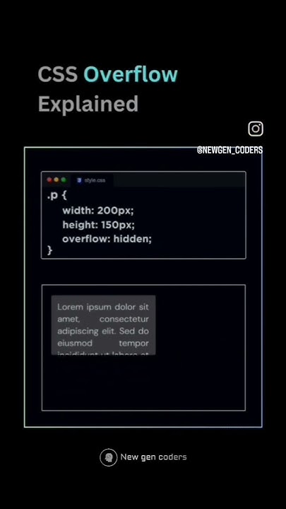 Css Tips And Tricks Css Overflow Coding Learningcoding Programminglanguage Youtube