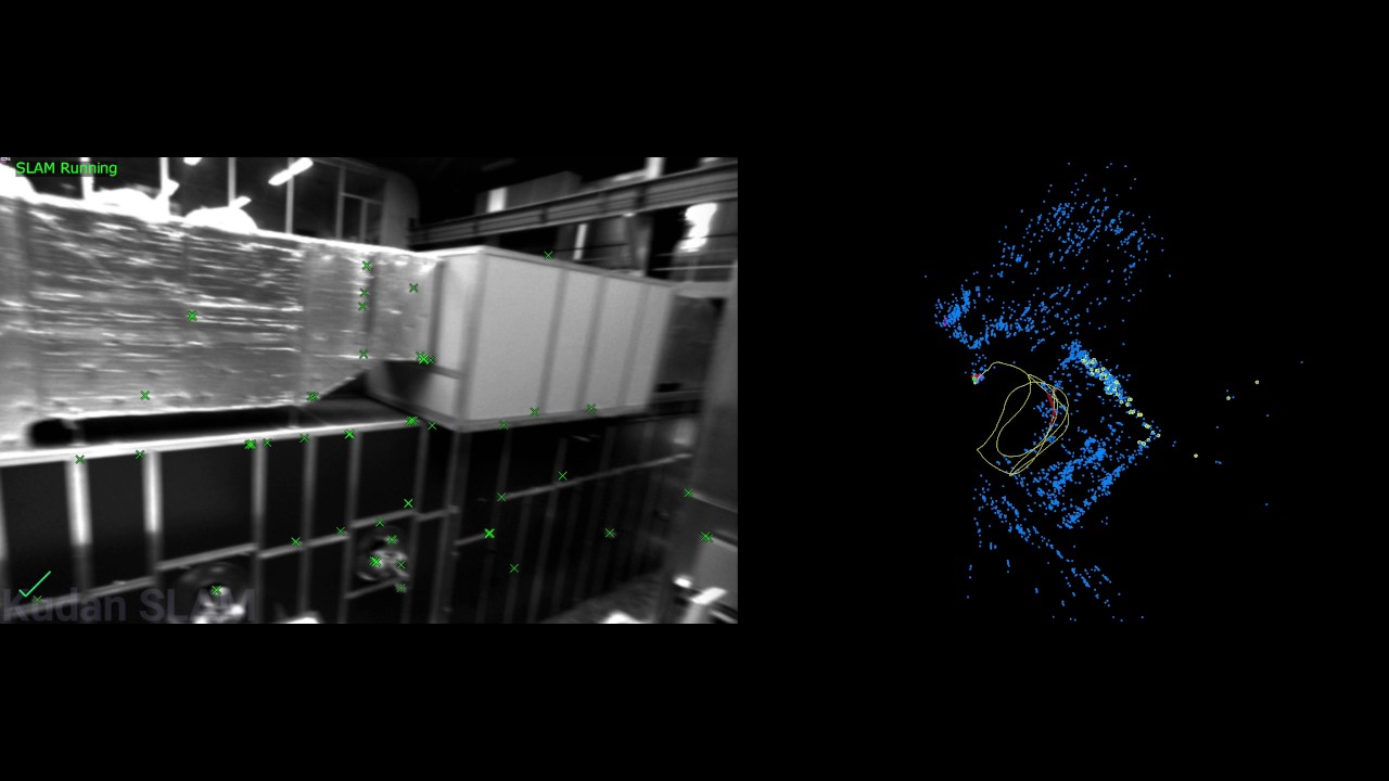 KudanSLAM: EuRoC MAV MH03 dataset - YouTube