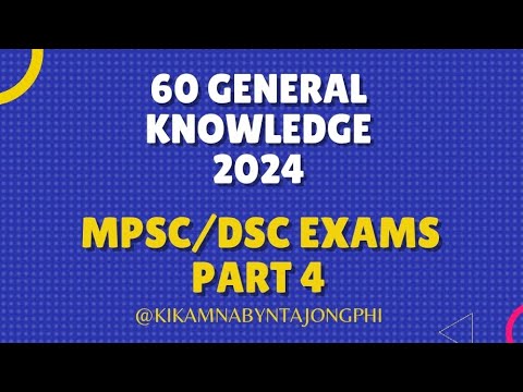 DSC meghalaya general knowledge | MPSC meghalaya general knowledge - YouTube