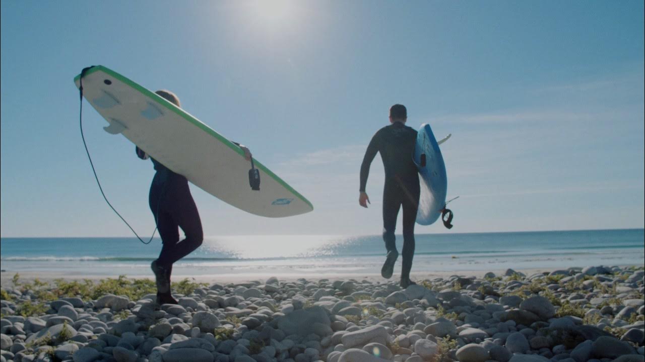 Surfing the Atlantic Ocean at White Point Beach Resort - YouTube