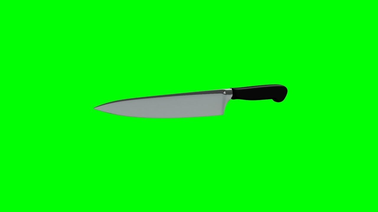 KNIFE FREE CROMA FOOTAGE 3D ANIMATION - YouTube