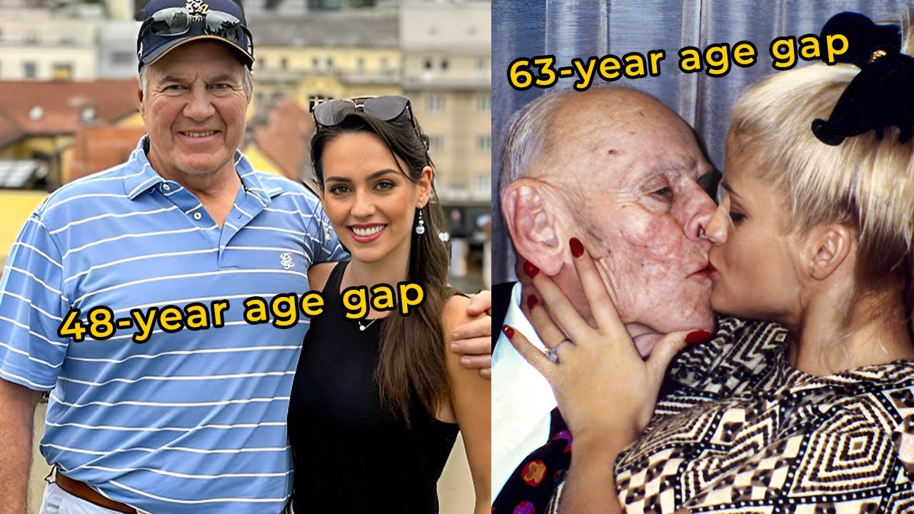 Celeb Couples With Freakishly Large Age Gaps - YouTube