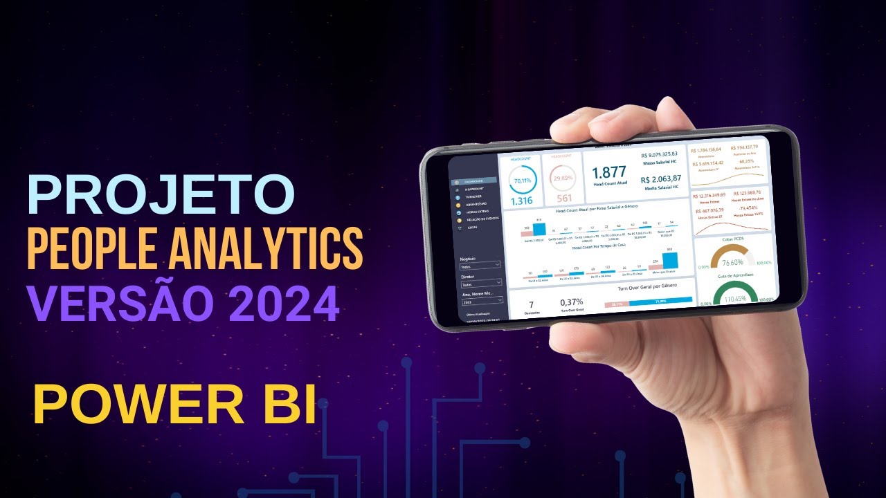 People Analytics Template de POWER BI compativel com qualquer sistema ...