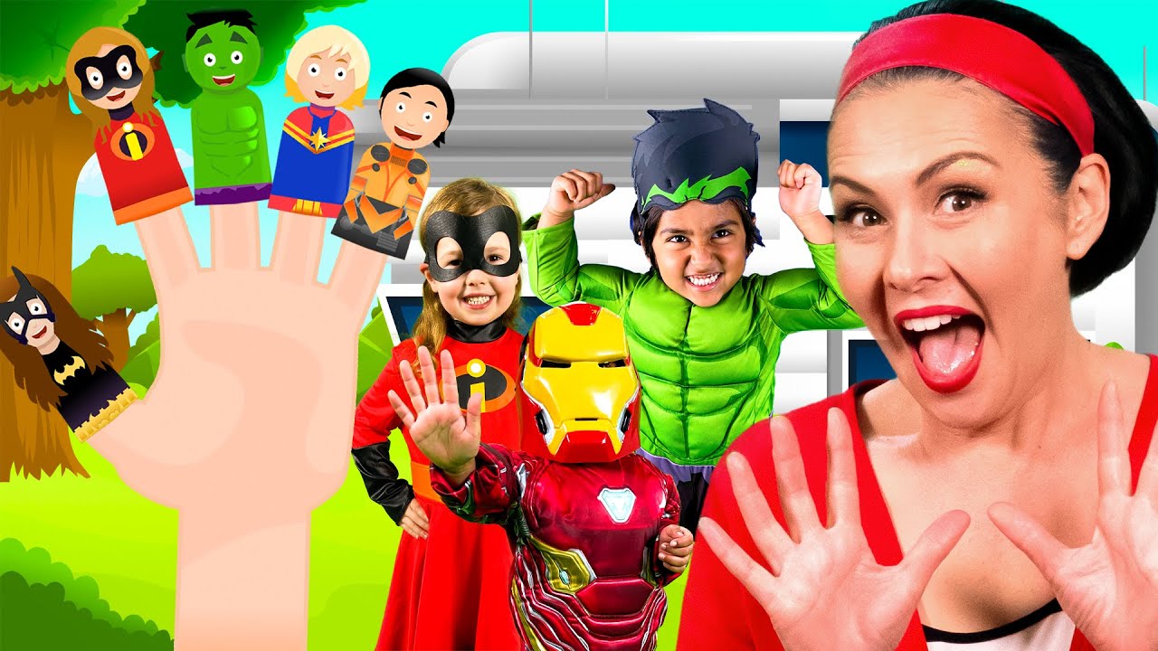 Halloween Superhero Finger Family | Lah-Lah | Nursery Rhymes and Kids ...
