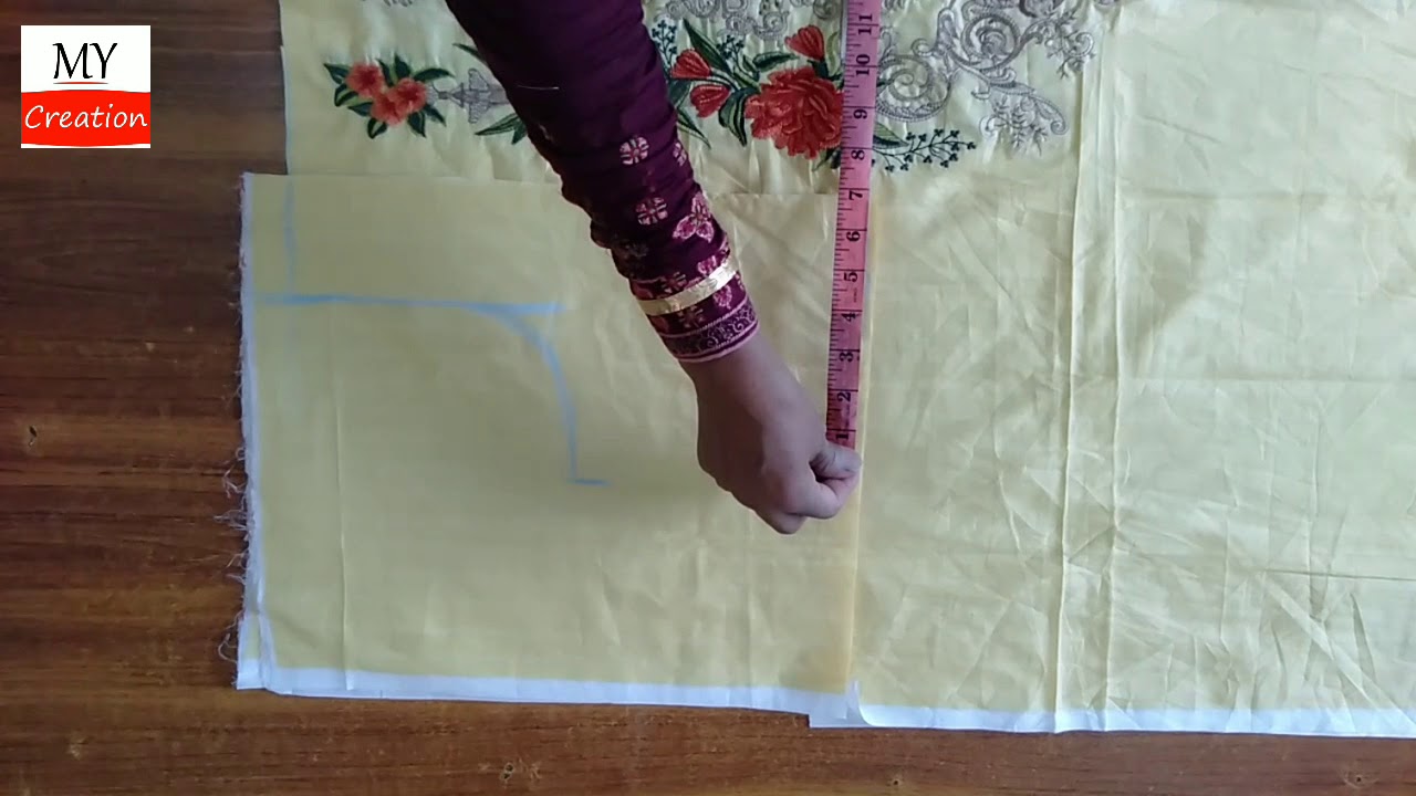 frock tutorial | college/office wear for girls - YouTube